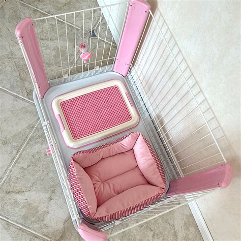 爱丽思丝宠物狗围栏泰迪栅栏室内狗笼子中型小型犬隔离护栏cls960虎窝淘