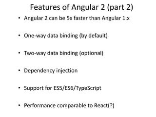 Angular2 For Beginners PPT