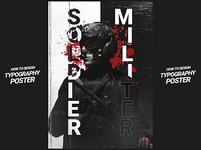 Military Design Poster
