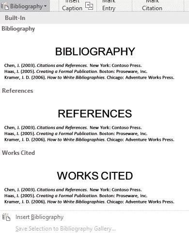 Add A Bibliography To Word Documents Office Watch