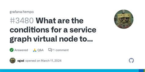 What Are The Conditions For A Service Graph Virtual Node To Exist · Grafana Tempo · Discussion