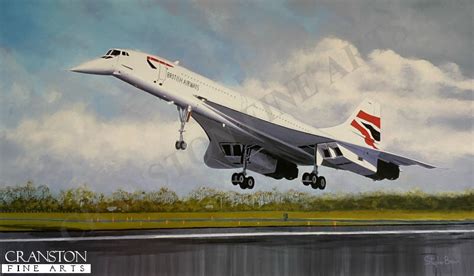 Aviation Art Of The Concorde Aircraft