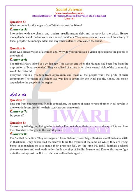 NCERT Solutions For Class 8 Social Science History Chapter 4