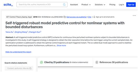 Self‐triggered Robust Model Predictive Control For Nonlinear Systems With Bounded Disturbances
