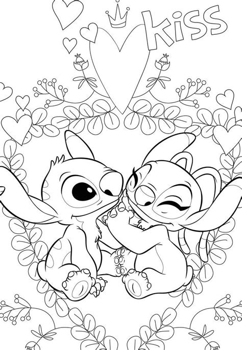 Pin By Ana Rebola On Mariana Angel Coloring Pages Stitch Coloring Pages Cute Coloring Pages