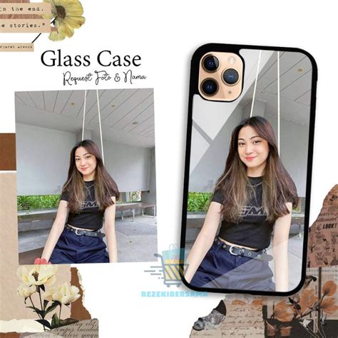 Jual Custom Softcase Back Case Glass Request Foto Gambar For All Tipe Hp Shopee Indonesia
