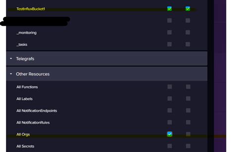Query Related To Org Permissions Creating Custom Level Tokens · Influxdata Influxdb