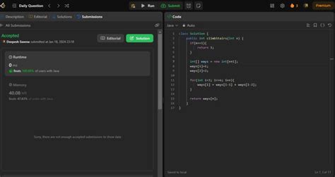 How To Climb Stairs With Leetcode Deepesh Saxena Posted On The Topic Linkedin