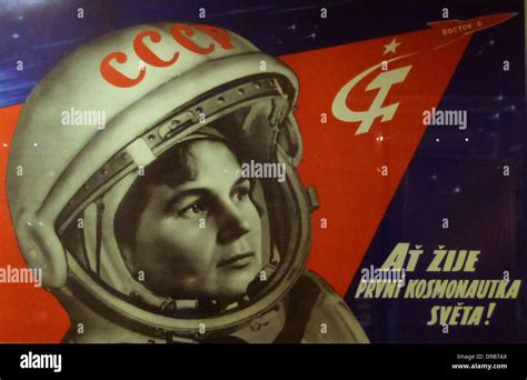 Soviets In Space Poster 1963 Long Live The Worlds First Female