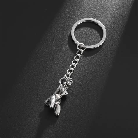 Fashionable Bundled Sexy Goddess Keychain For Men And Women Personalized Punk Hip Hop Trend