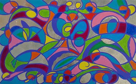 Sebastjan PerŠolja 2023 Srečanje Akril Na Platno 160x100cm Incontro Sebastjan Peršolja