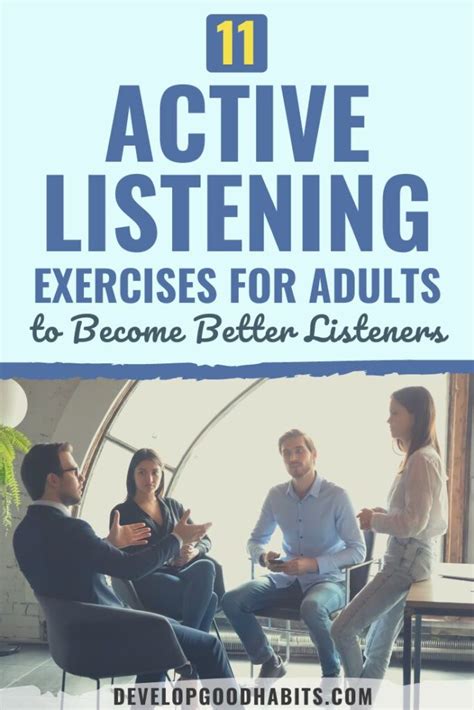 11 Active Listening Exercises To Become A Better Listener