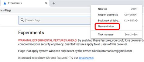 How To Enable Window Naming In Chrome OS Beebom
