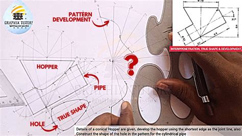 Interpenetration True Shape Development Curve Of Intersection Of A