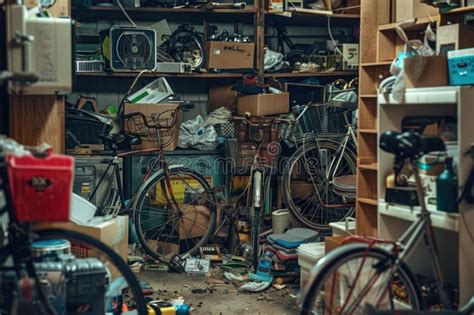 A Room Filled With Various Objects Ideal For Depicting Cluttered
