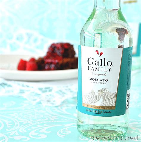 Raspberry Wine Glaze Topped Brownie Recipe Cleverly Inspired