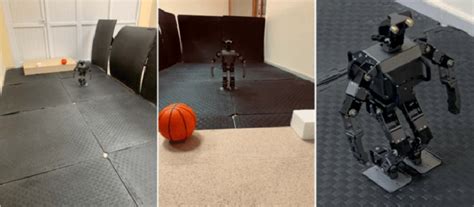 Robotis Op3 Humanoid Robot And The Experimental Environment Download