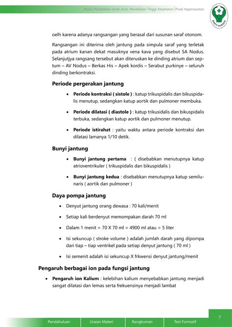 Anatomi Fisiologi Sistem Kardiovaskuler Limfe Peredaran Darah Dan