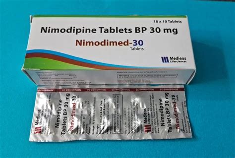 Nimodipine Tablet 30 Mg At ₹ 169 Stripe Nimodipine Tablet In Jaipur Id 2851014191988