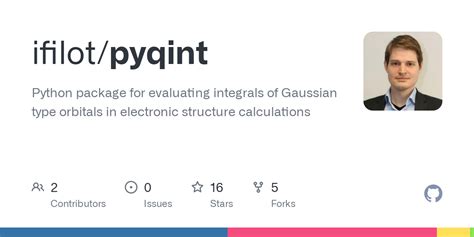 github ifilot pyqint python package for evaluating integrals of