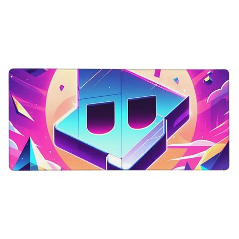 Horeoi Geometry Dash Print Rubber Keyboard Pad Mouse 16x35 5in Wireless Mouse Pad Gaming Mouse