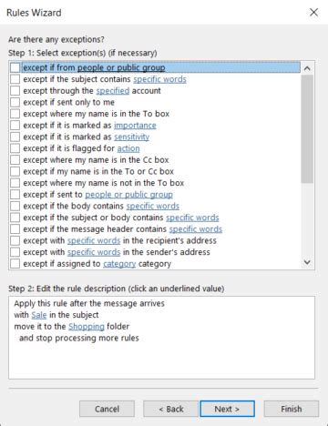 How To Create Rules In Microsoft Outlook