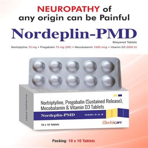 Notriptyline 10mg Pregabaline Sr 75mg Mecobalamine 1500mcg Vitamin D3 2000 Iu At Best