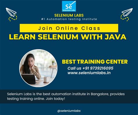 Selenium Labs On Linkedin Seleniumlabs Onlineseleniumcourse Seleniumclassonline…