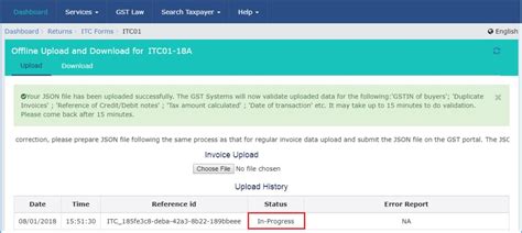 Form Gst Itc 01 Offline Tool Gst Portal Indiafilings