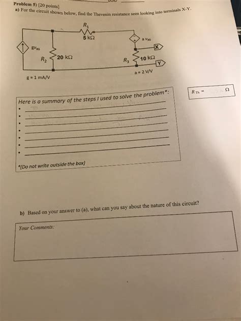 solved problem 5 120 points] a for the circuit shown