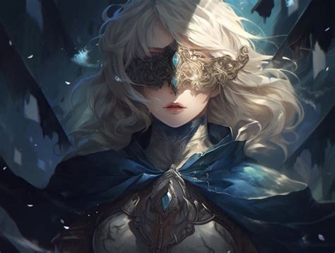 Cassie Shadow Slave Shadow Slave Official Art 1girl Armor Blonde Hair Blue Cape Cape