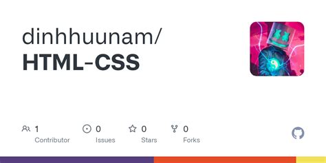 Github Dinhhuunamhtml Css