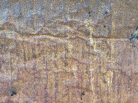 Rusty Zinc Metal Texture Background Grunge Surface With Cracked Stock Image Image Of