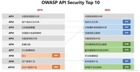 Owasp Top 10（2023） Api风险 Owasp十大漏洞2023 Csdn博客