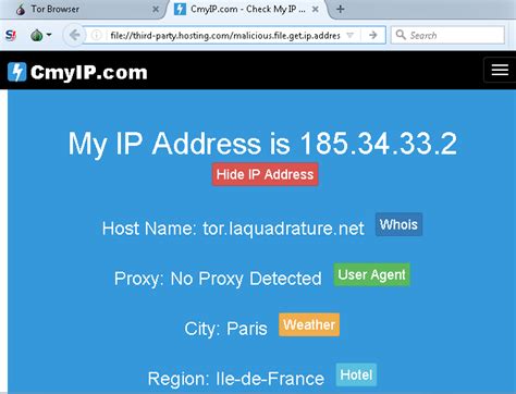 Disclosure Of The Ip Address Tor Browser Unsafe