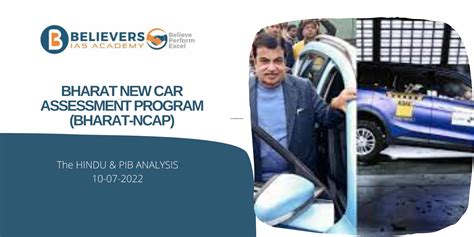 Bharat New Car Assessment Program Bharat Ncap Believers Ias Academy