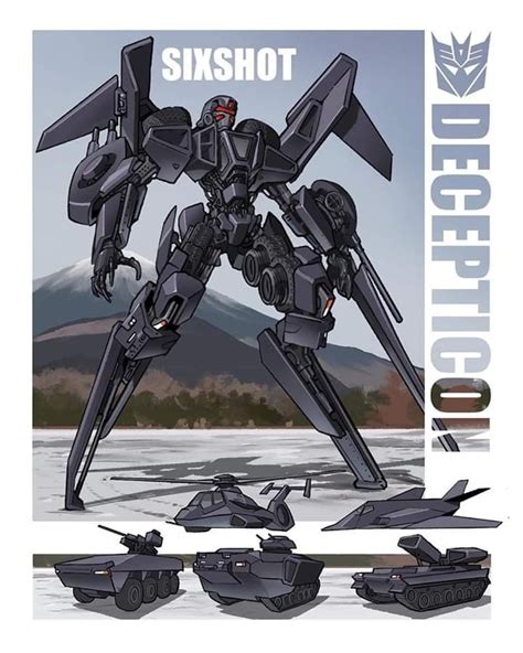 Transformers Deception Sixshot By Theamazingspino Transformers