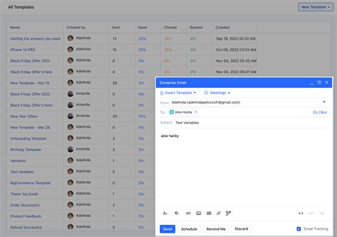 Inserting Text Functions In An Email Template Salesmate