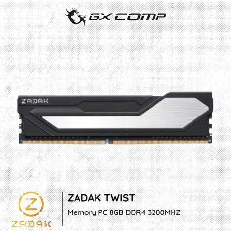 Jual Memory Ram Pc Zadak Twist Longdimm Ddr4 8gb 3200 Mhz Ram 8gb Pc 3200 Di Seller Gx