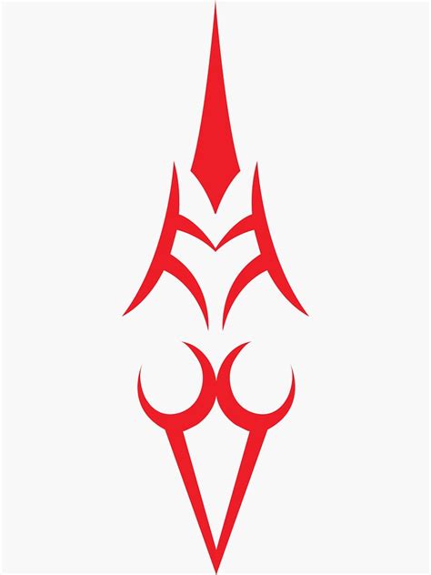 Emiya Shirous Command Seal From Fate Series Sticker For Sale By