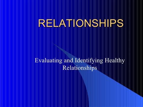 Identifying Relationship