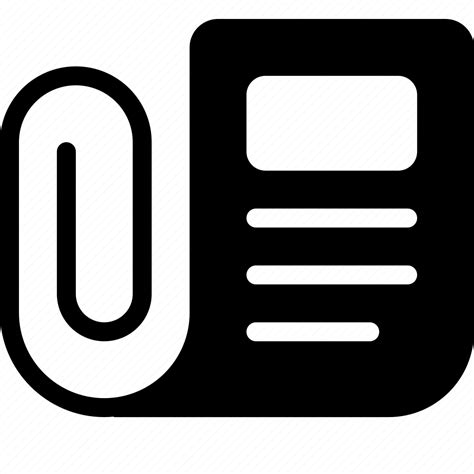 attachment document file icon download on iconfinder