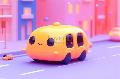 귀여운 만화 자동차 일러스트 무료 다운로드 Lovepik