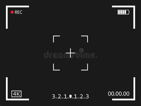 Camera Frame Viewfinder Screen Icon Vector Illustration Stock Illustration Illustration Of