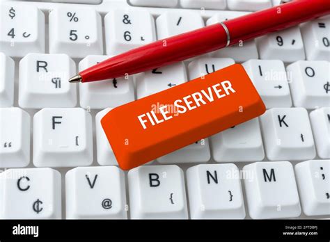 Conceptual Caption File Server Internet Concept Device Which Controls