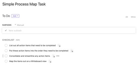 Process Map Templates For Clickup Excel Word
