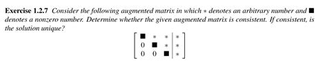 Solved Exercise 127 Consider The Following Augmented