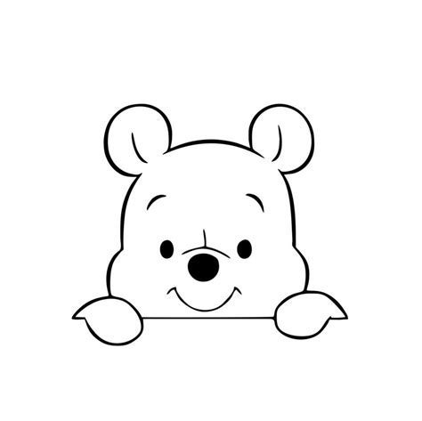 Winnie El Pooh Poses Bebé 23450364 Vector En Vecteezy