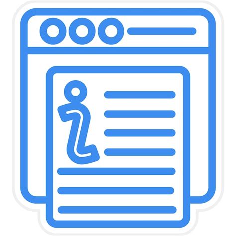 Premium Vector Vector Design Documentation Portal Icon Style