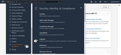 Authentication Using The Amazon Cognito To An Angular Application Dev